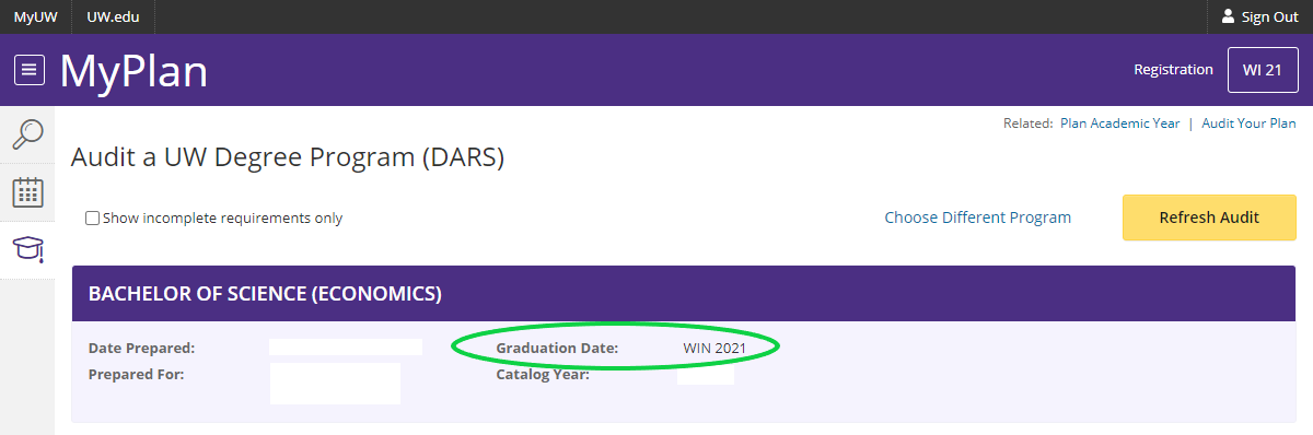 Information for Graduating Seniors | Department of Economics ...